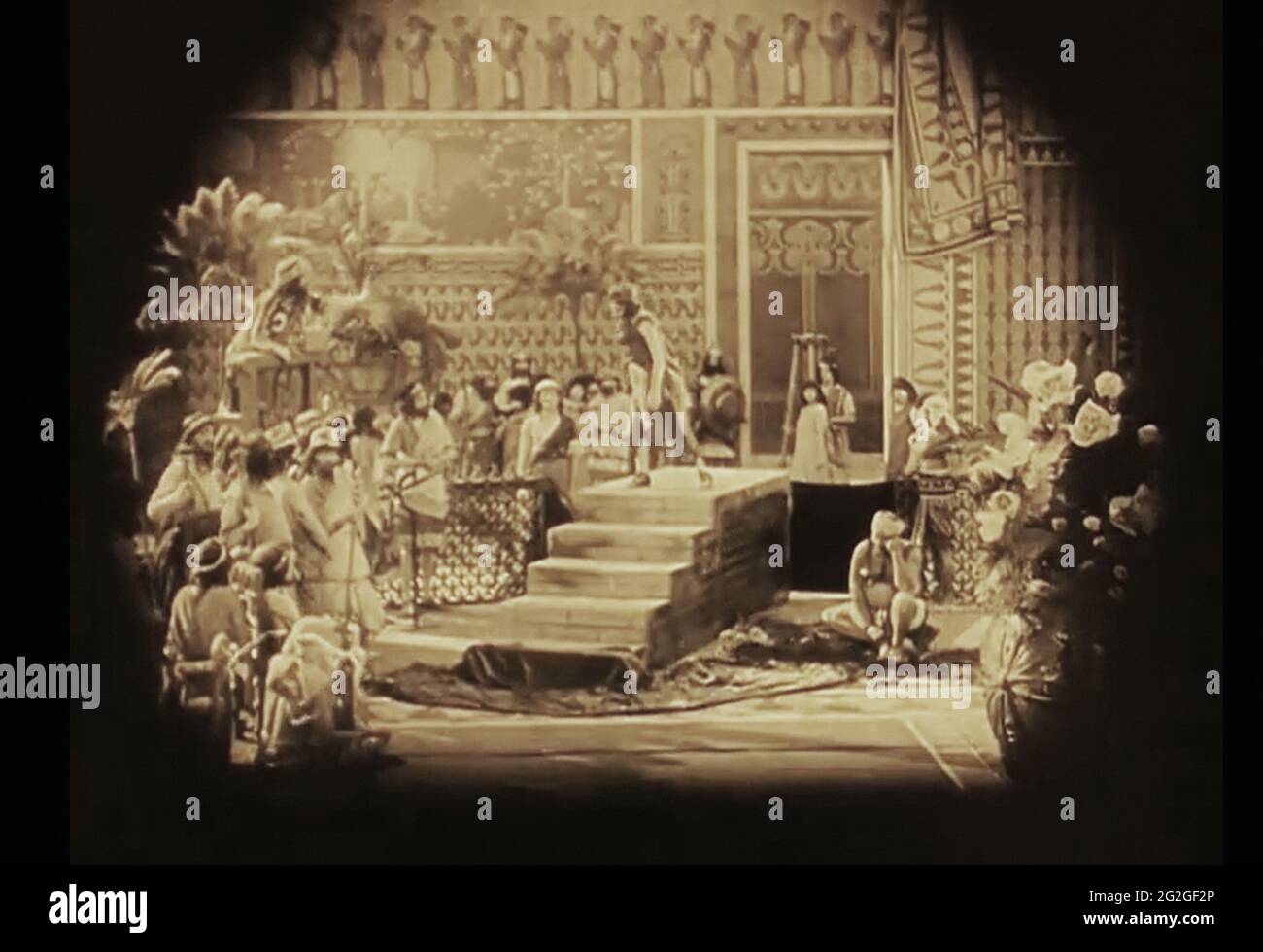 Vintage still of ancient Babylon life from the early 1900s movie ...