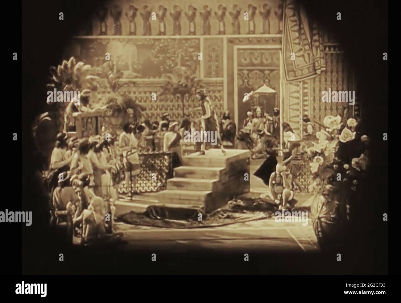 Vintage still of ancient Babylon life from the early 1900s movie ...