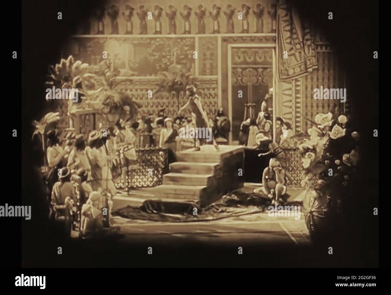 Vintage still of ancient Babylon life from the early 1900s movie ...