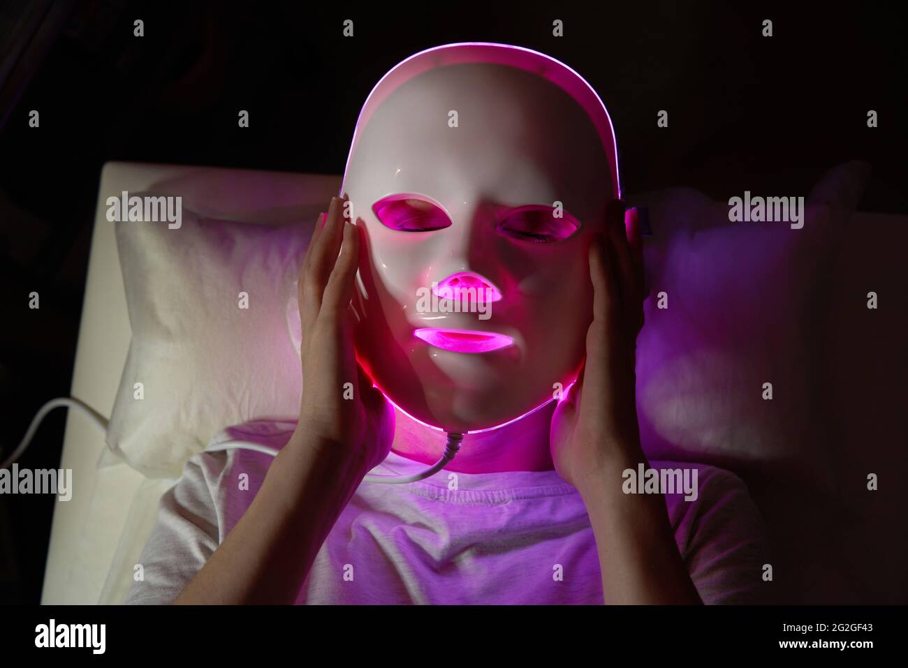 Led mask hi-res stock photography and images - Alamy