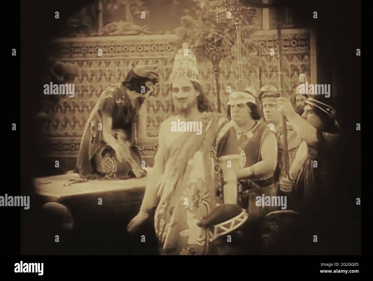 Vintage still of ancient Babylon life from the early 1900s movie ...