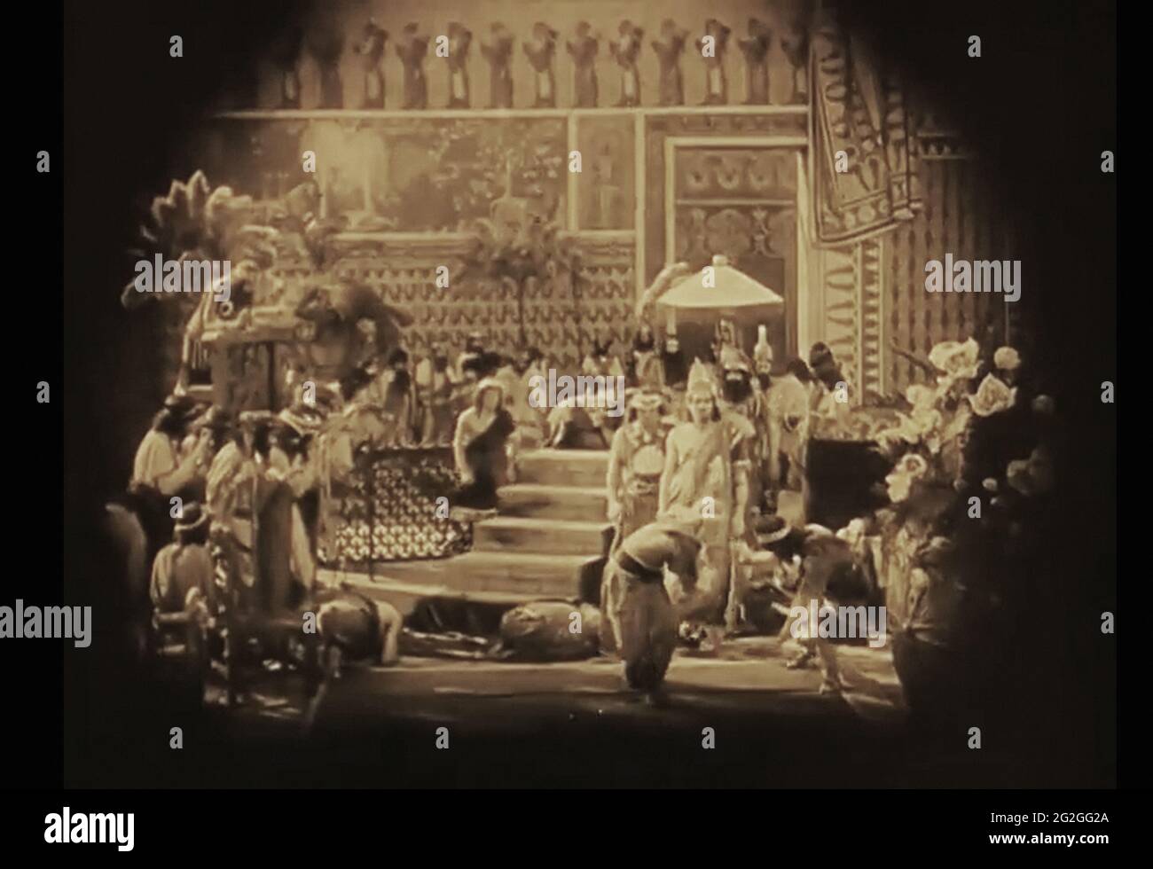 Vintage still of ancient Babylon life from the early 1900s movie ...