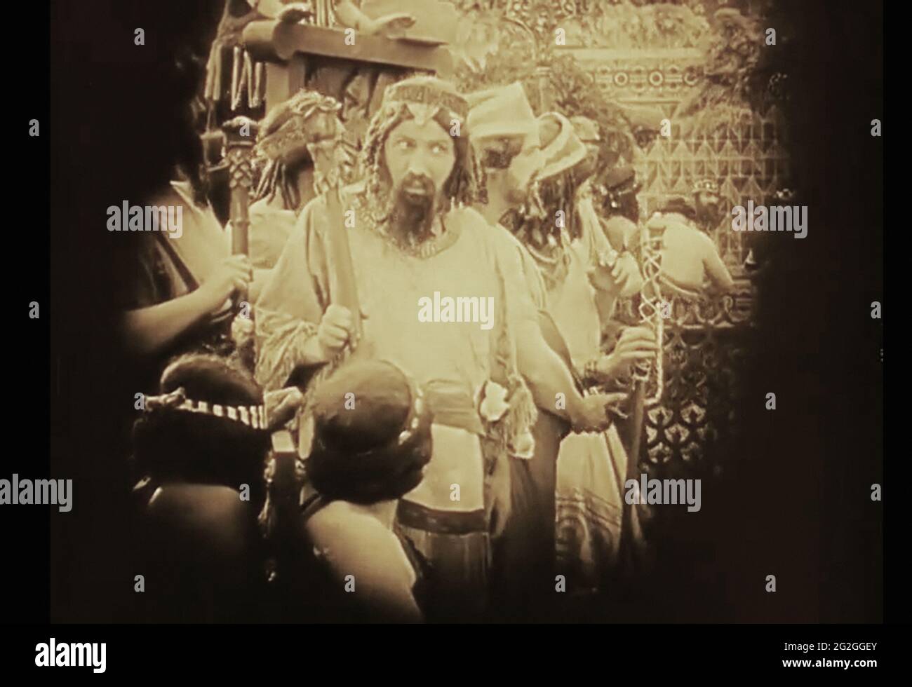 Vintage still of ancient Babylon life from the early 1900s movie ...