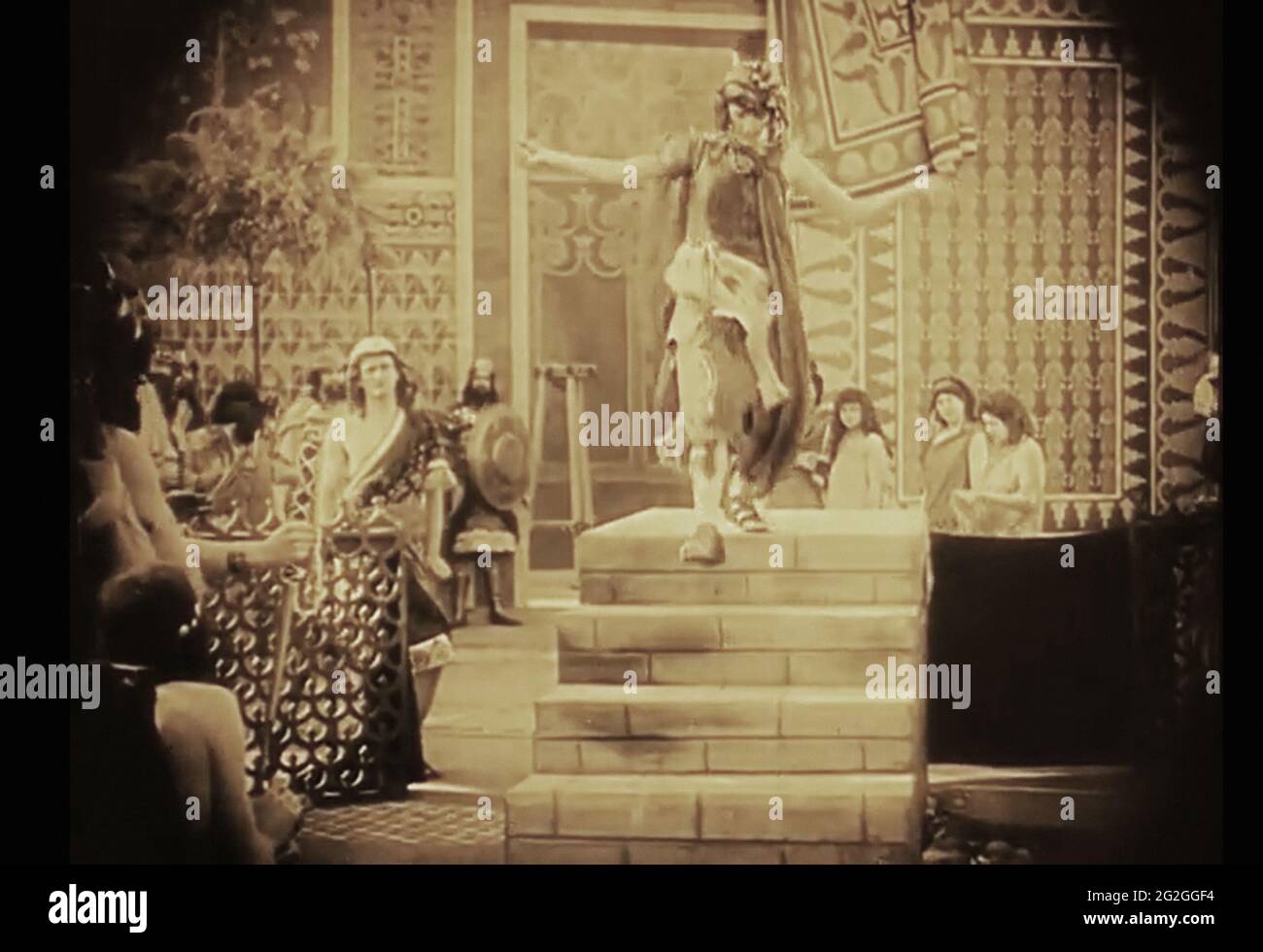 Vintage still of ancient Babylon life from the early 1900s movie ...