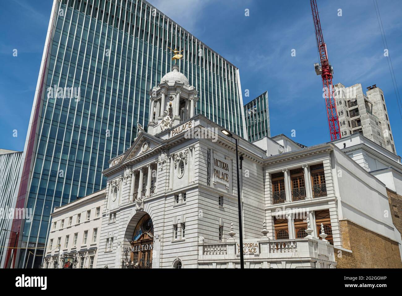 Hamilton Show at the Victoria Palace Theatre Stock Photo - Alamy