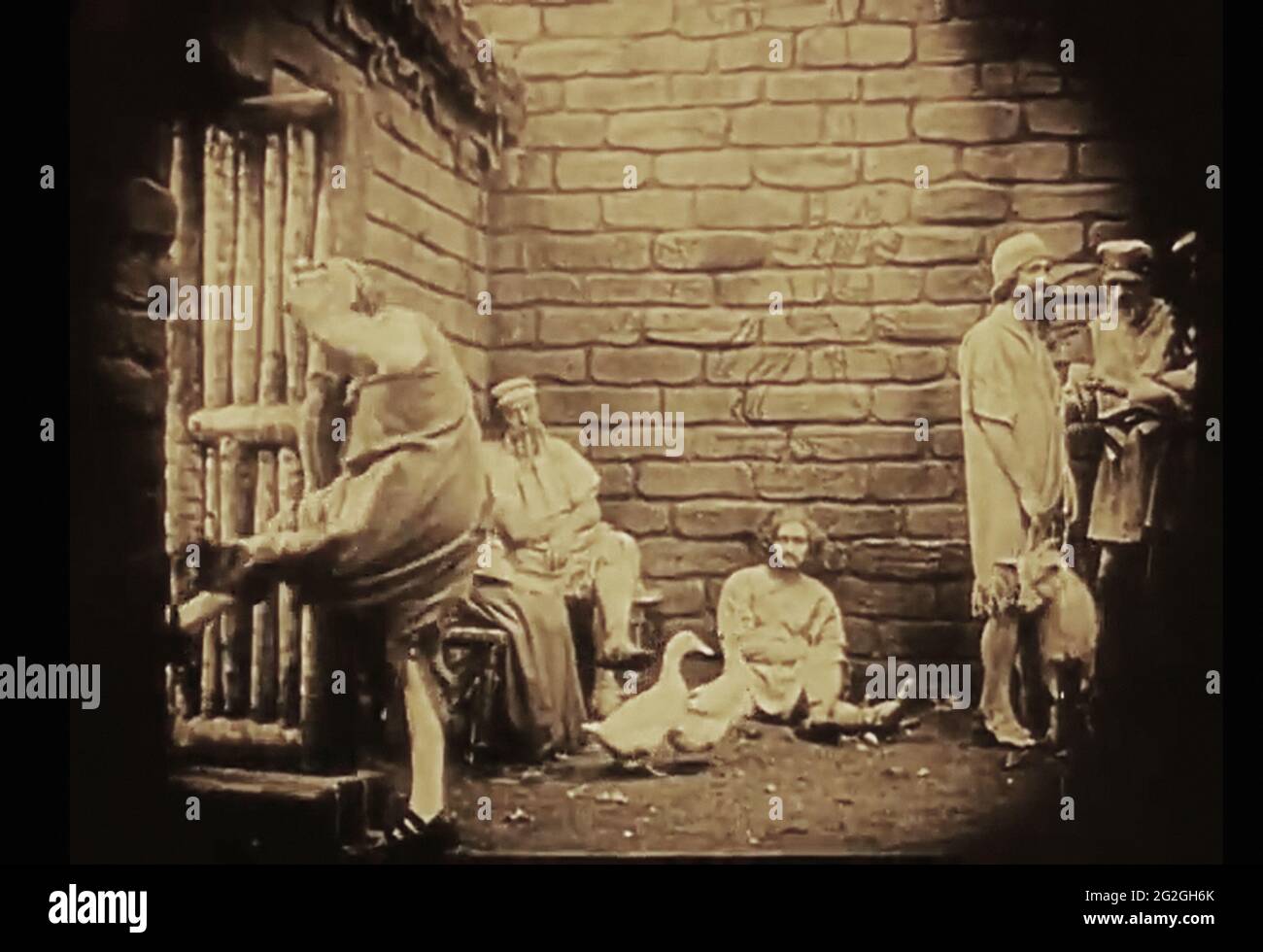 Vintage still of ancient Babylon life from the early 1900s movie ...