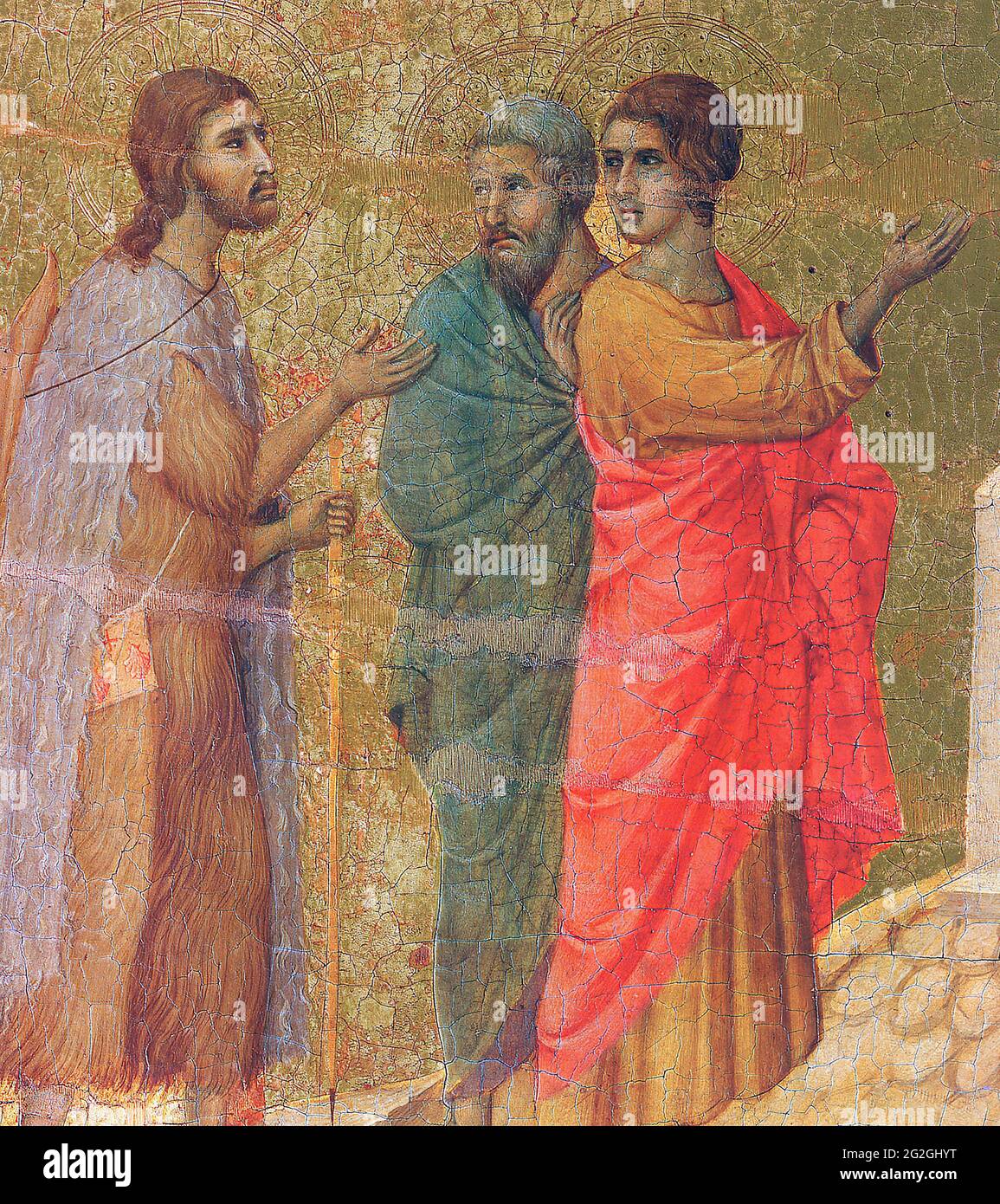 Duccio di buoninsegna emmaus hi-res stock photography and images - Alamy