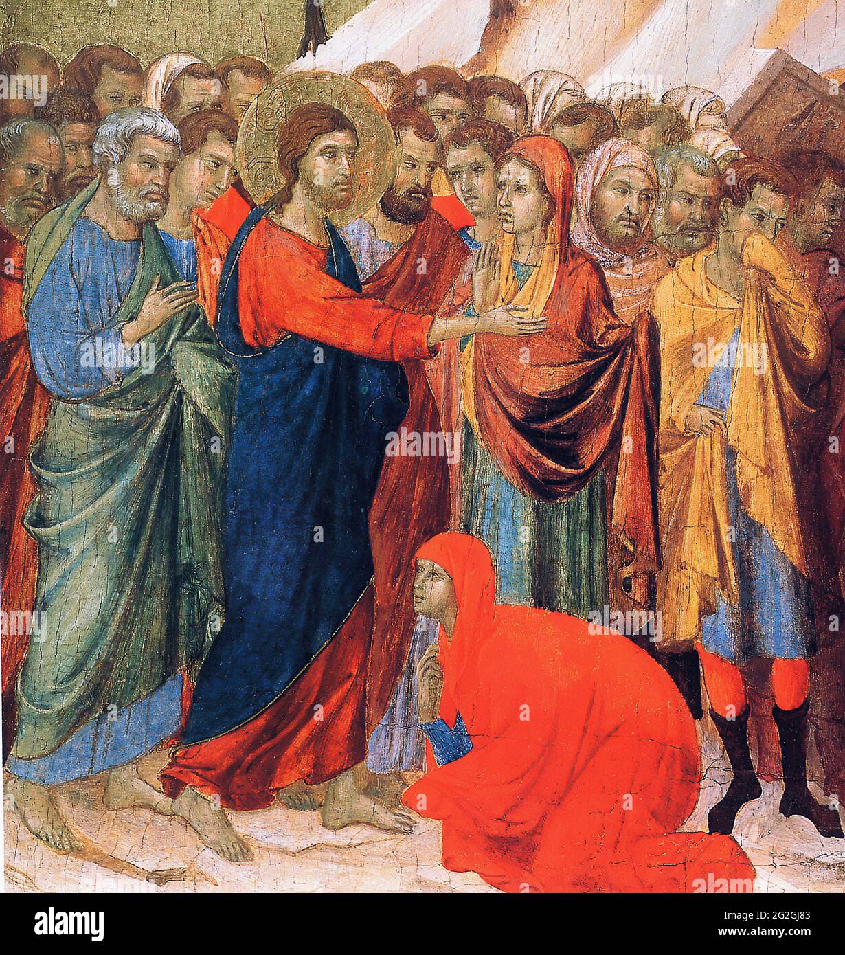 Raising of lazarus duccio hi-res stock photography and images - Alamy