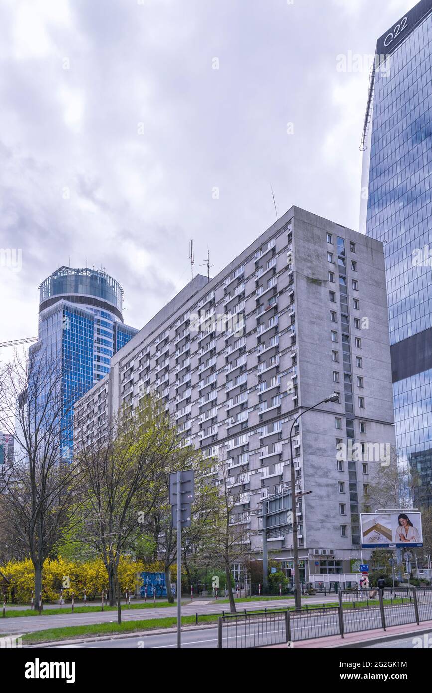 Contemporary architecture of the former Ghetto district in the Polish ...