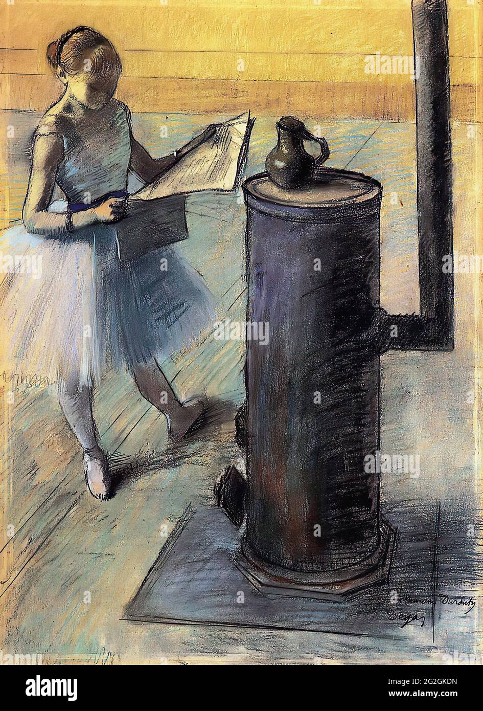 Degas dancer resting hi-res stock photography and images - Alamy