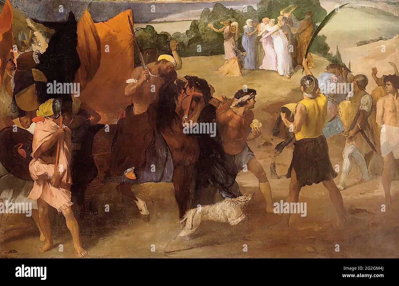 Edgar Degas - Daughter Jephth 1860 Stock Photo - Alamy