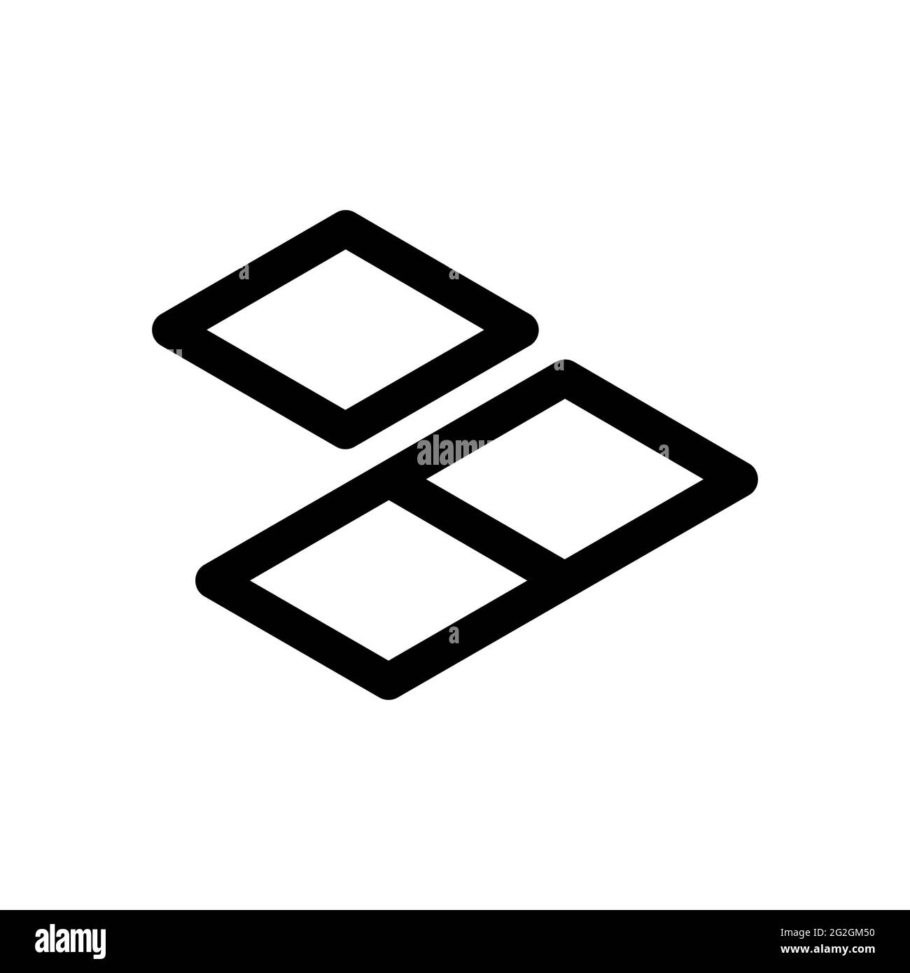 Outline icon. Tiling emblem on white background. Vector illustration ...