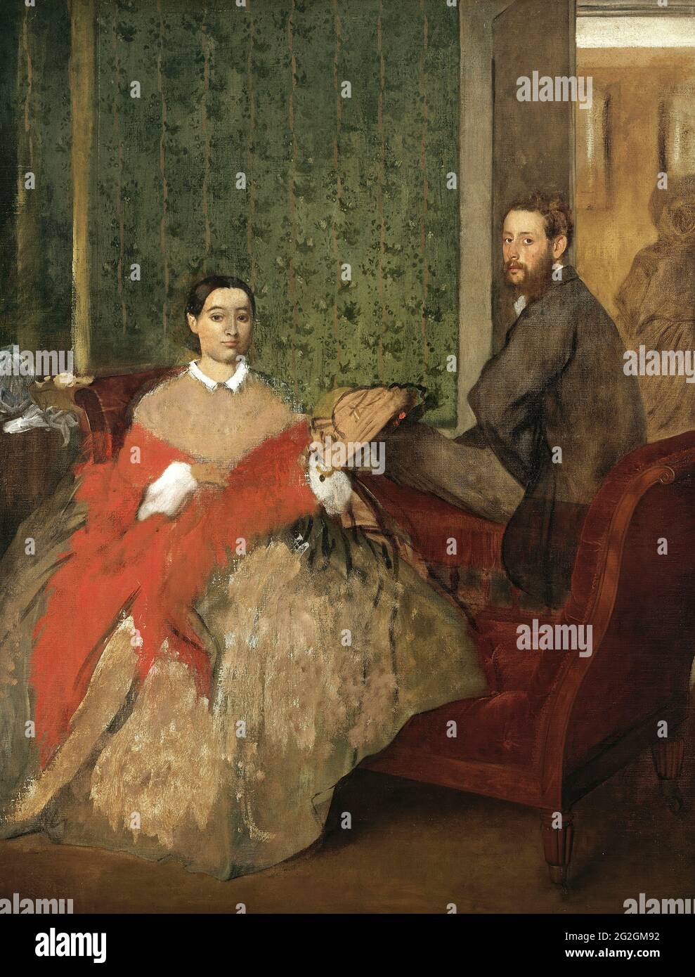 Edgar Degas - Edmondo and Thrse Morbilli Stock Photo - Alamy