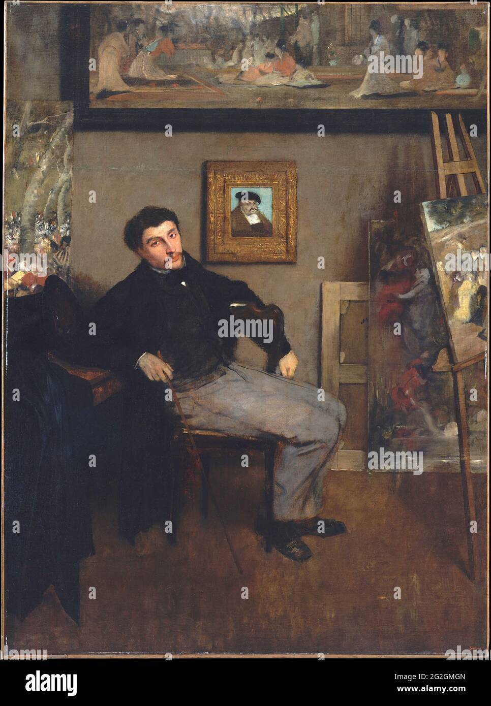 Edgar Degas - James Jacques Joseph Tissot Stock Photo - Alamy