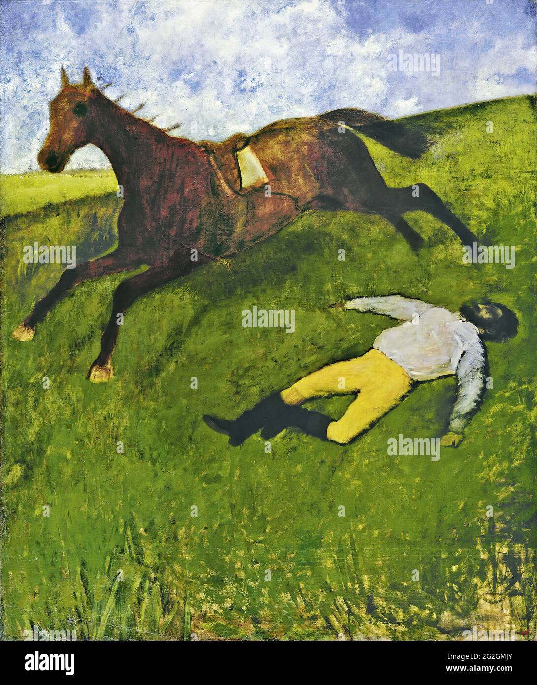 Edgar Degas - Jockey Bless Stock Photo - Alamy