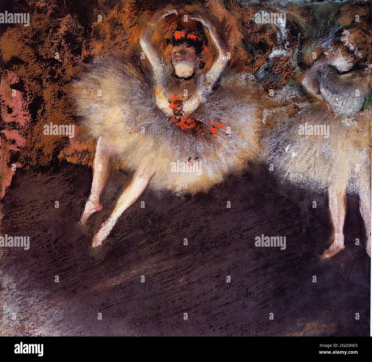 Edgar Degas - Step with Battement 1879 Stock Photo - Alamy