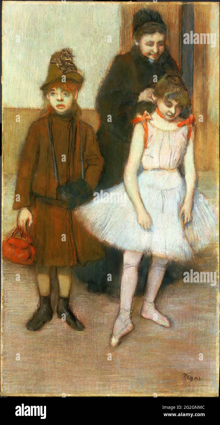 Edgar Degas - the Mante Family Stock Photo - Alamy