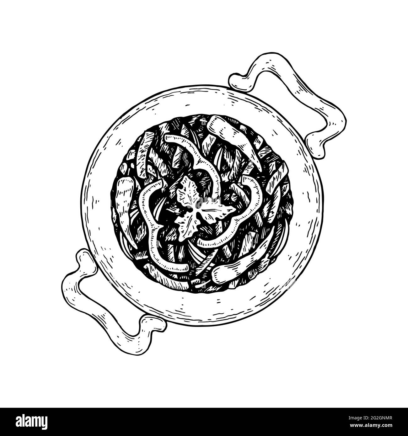 Restaurant fajitas Stock Vector Images - Alamy