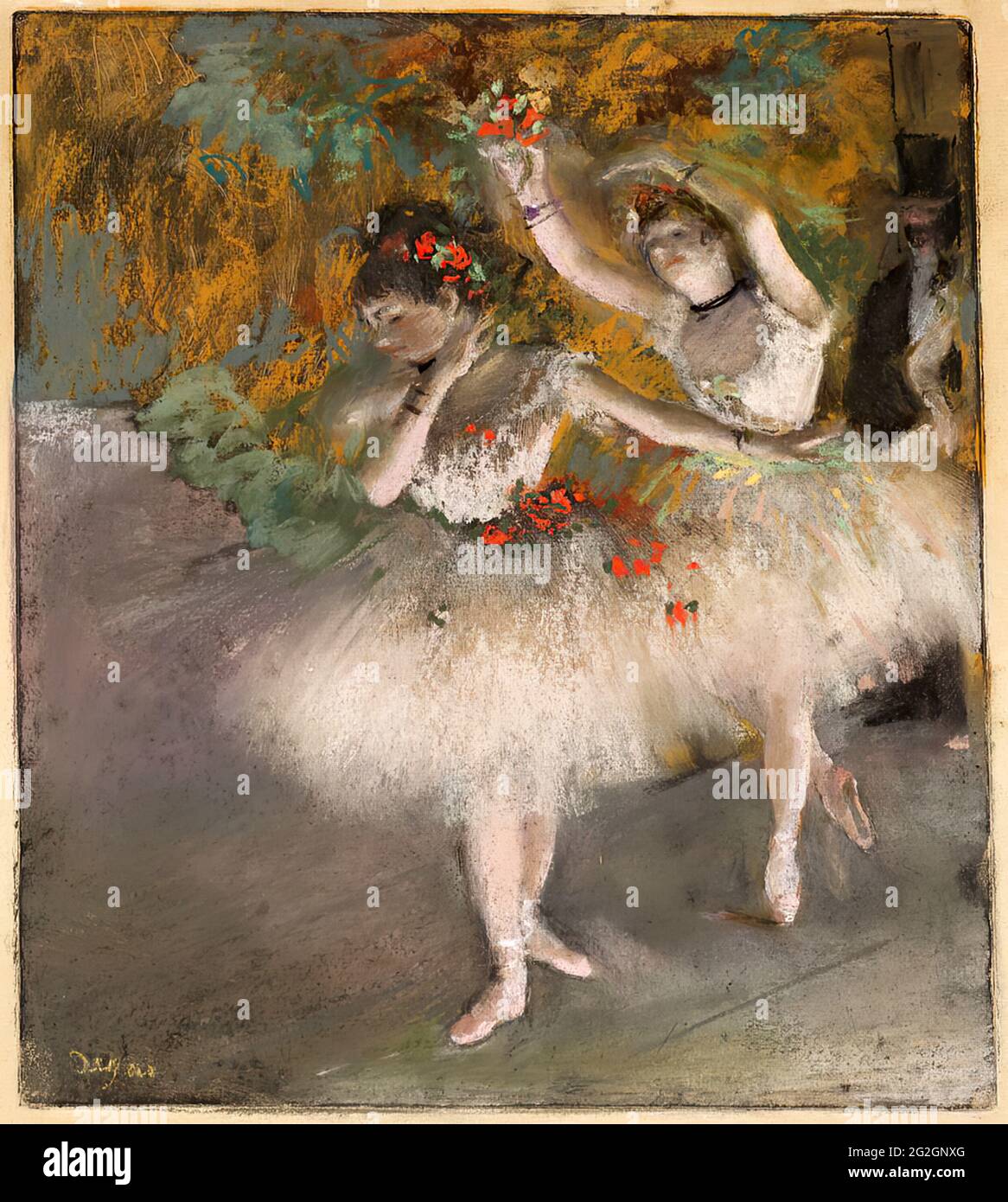 Edgar degas two dancers hi-res stock photography and images - Alamy