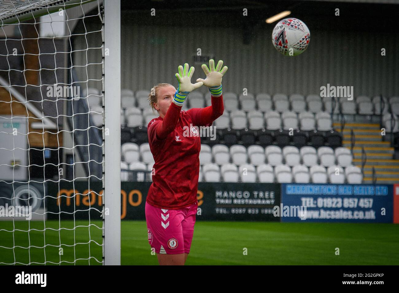 Borehamwood, England. 04 October 2020. Barclays FA Womens Super League ...
