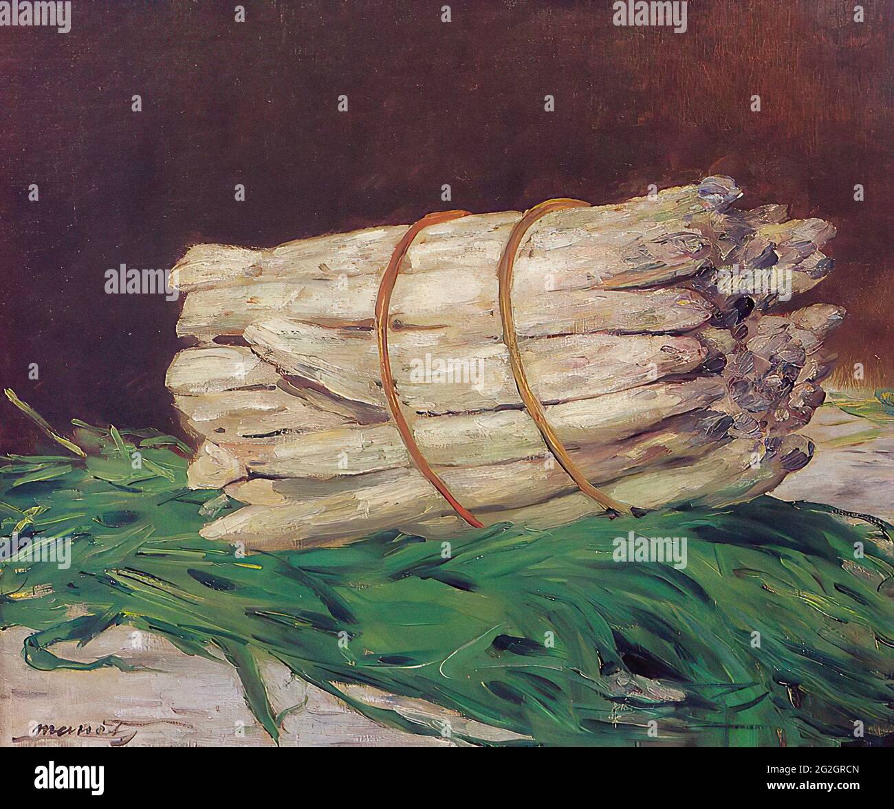 Edouard Manet - Bunch Asparagus 1880 Stock Photo - Alamy
