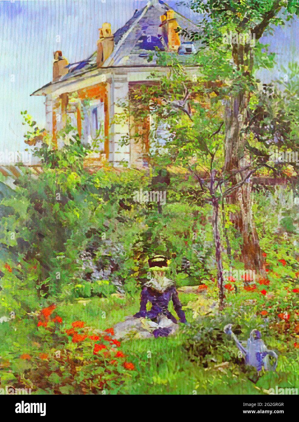 Edouard manet garden hi-res stock photography and images - Alamy
