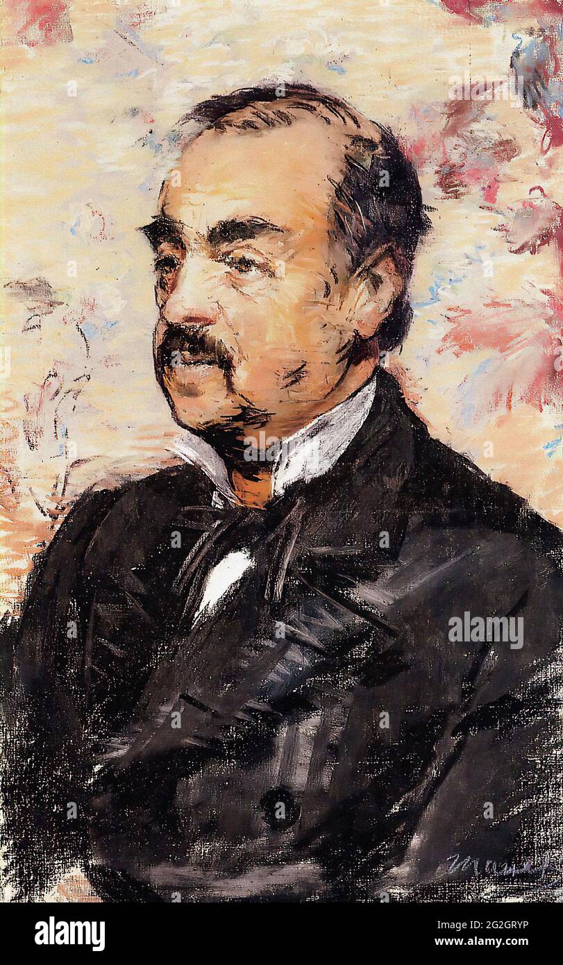 Edouard Manet - Painter Animals 1882 Stock Photo - Alamy