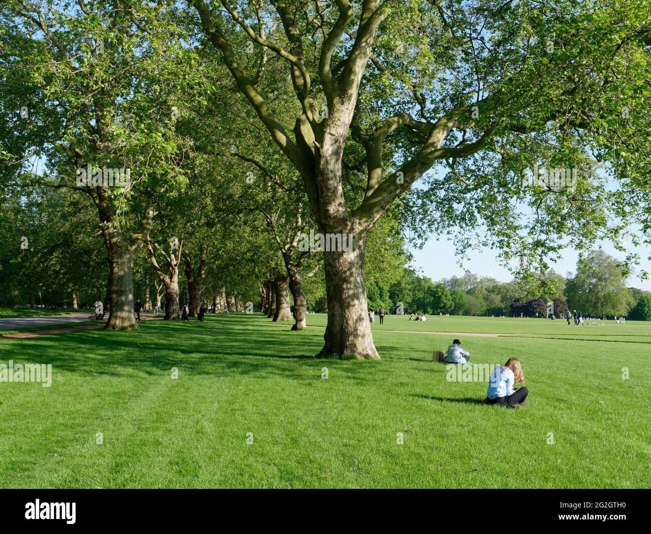Hyde park london spring hi-res stock photography and images - Alamy