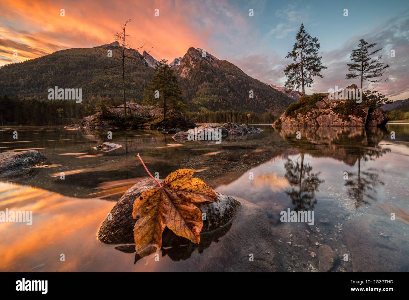 The Hintersee in Berchtesgadenerland Stock Photo - Alamy