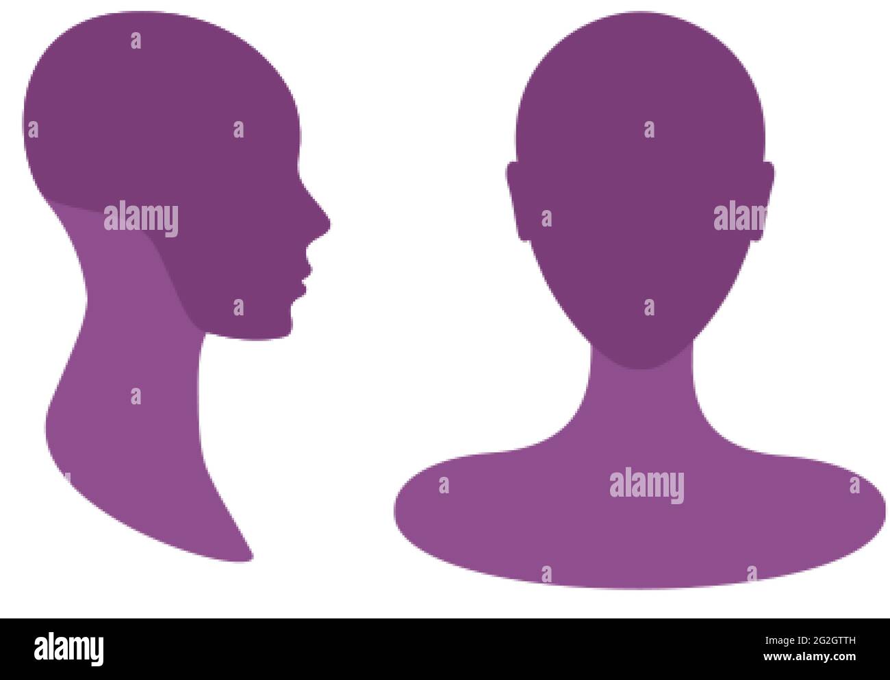 Womans face side view Stock Vector Images - Alamy