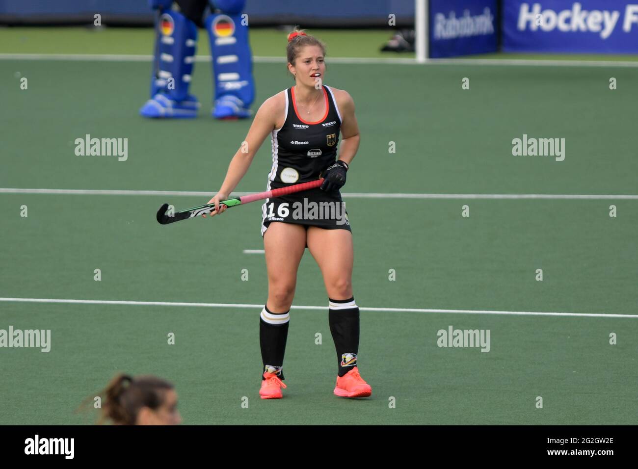 AMSTELVEEN, NETHERLANDS - JUNE 11: Sonja Zimmermann of Germany during ...