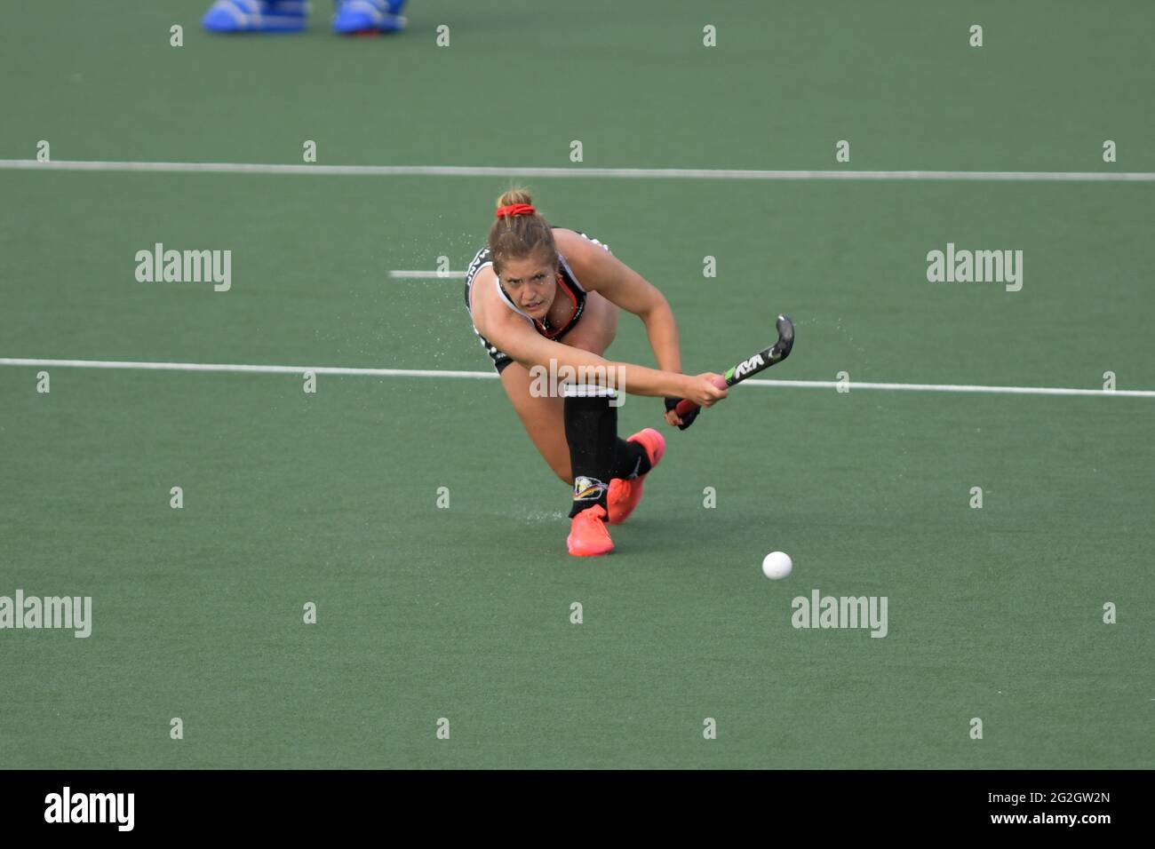AMSTELVEEN, NETHERLANDS - JUNE 11: Sonja Zimmermann of Germany during ...