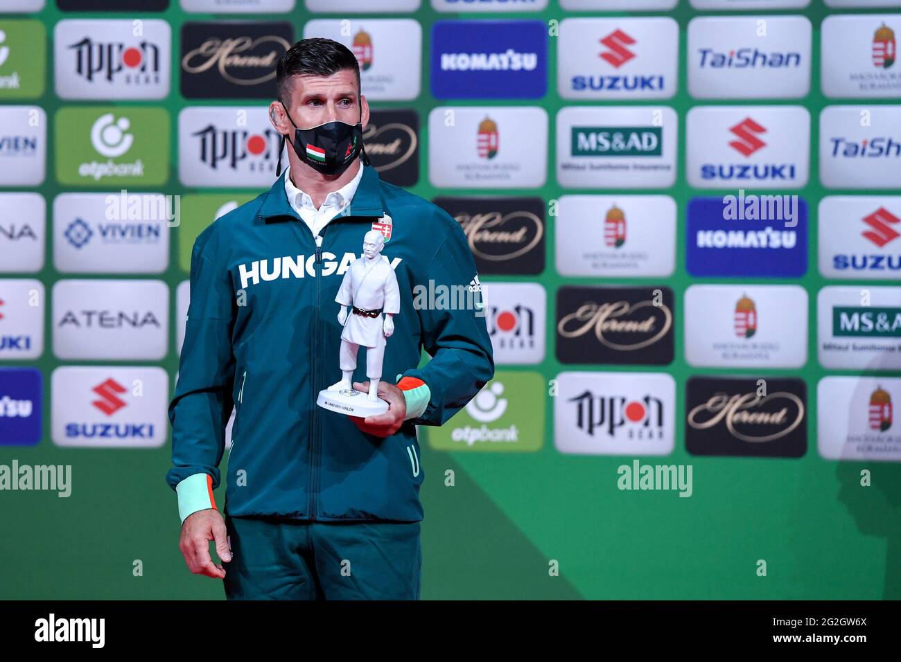 BUDAPEST, HUNGARY - JUNE 11: Miklos Ungvari of Hungary going to retire ...
