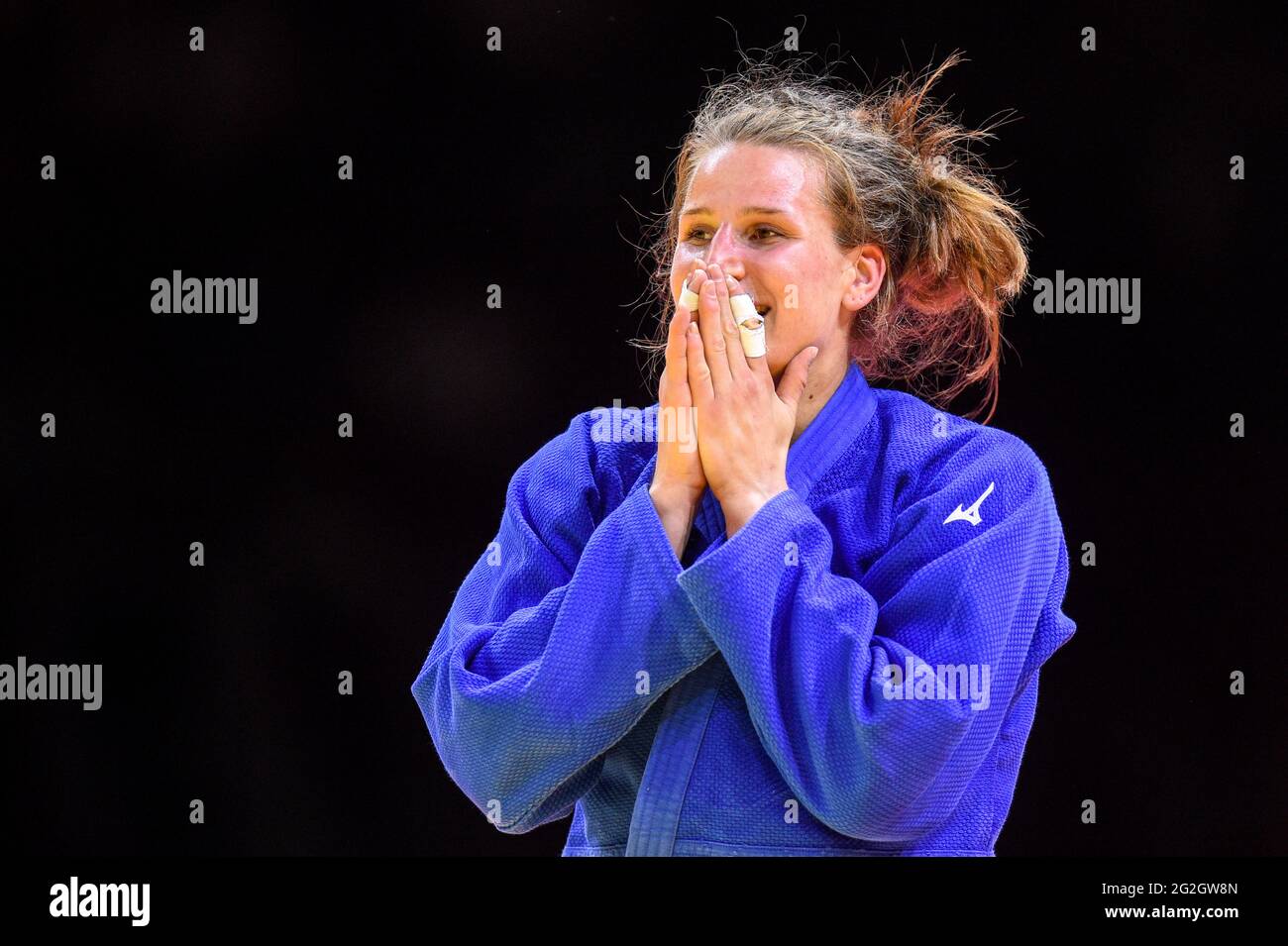 BUDAPEST, HUNGARY - JUNE 11: Anna Maria Wagner of Germany celebrating ...