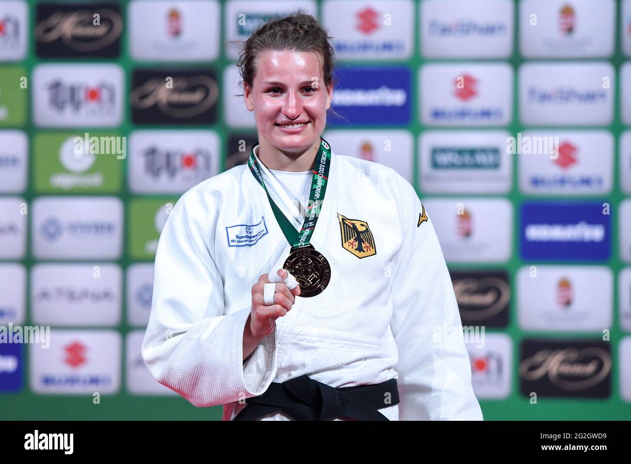 BUDAPEST, HUNGARY - JUNE 11: Anna Maria Wagner of Germany winner of the ...