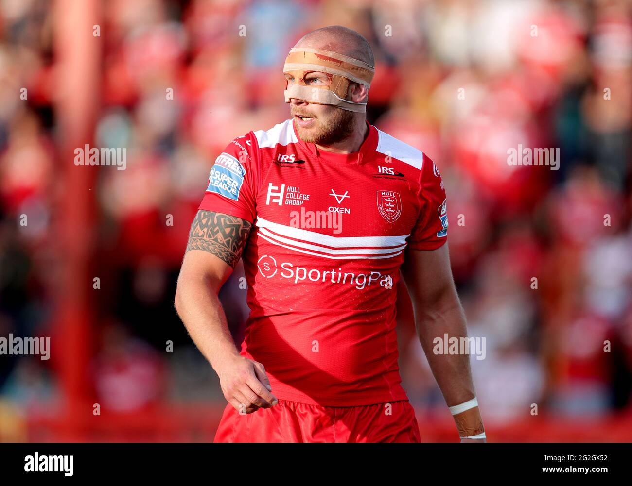 Hull Kingston Rovers' Dean Hadley during the Betfred Super League match ...