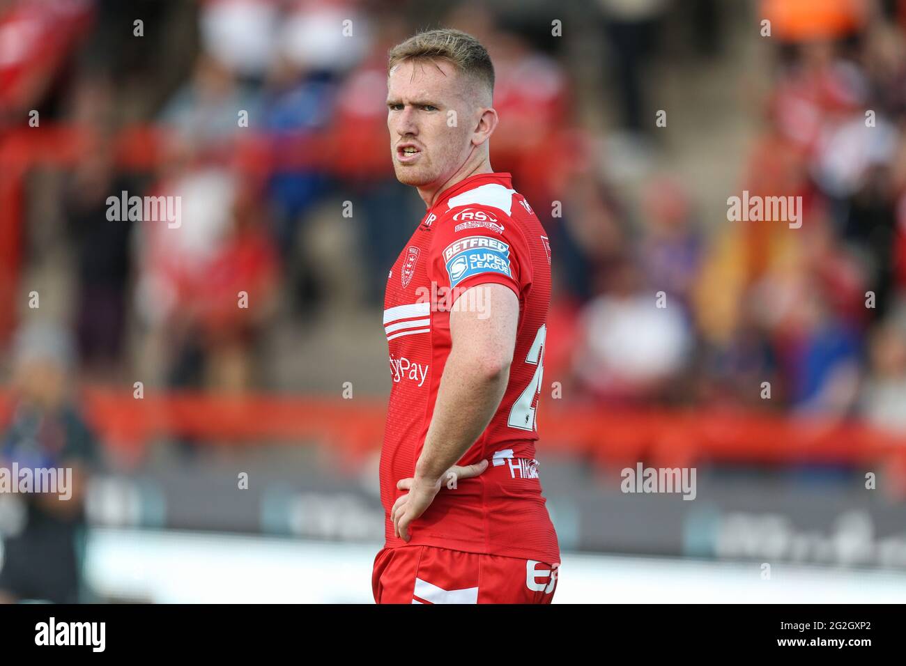 Rowan Milnes (25) of Hull KR during the game Stock Photo - Alamy
