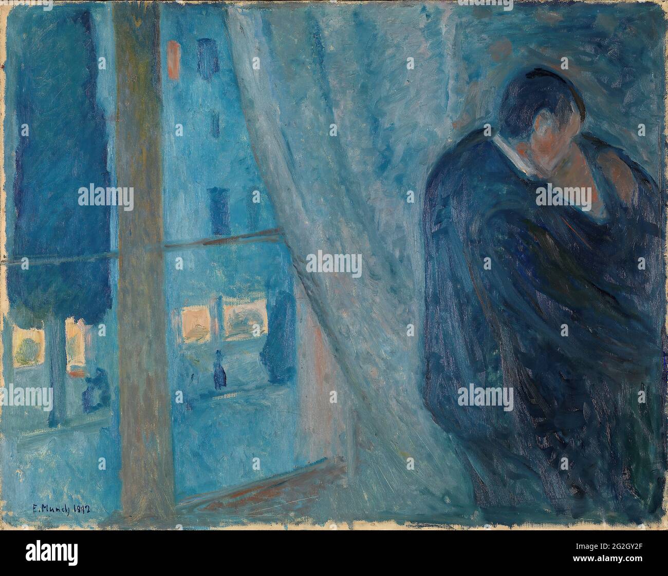 Edvard Munch - the kiss 01 Stock Photo - Alamy