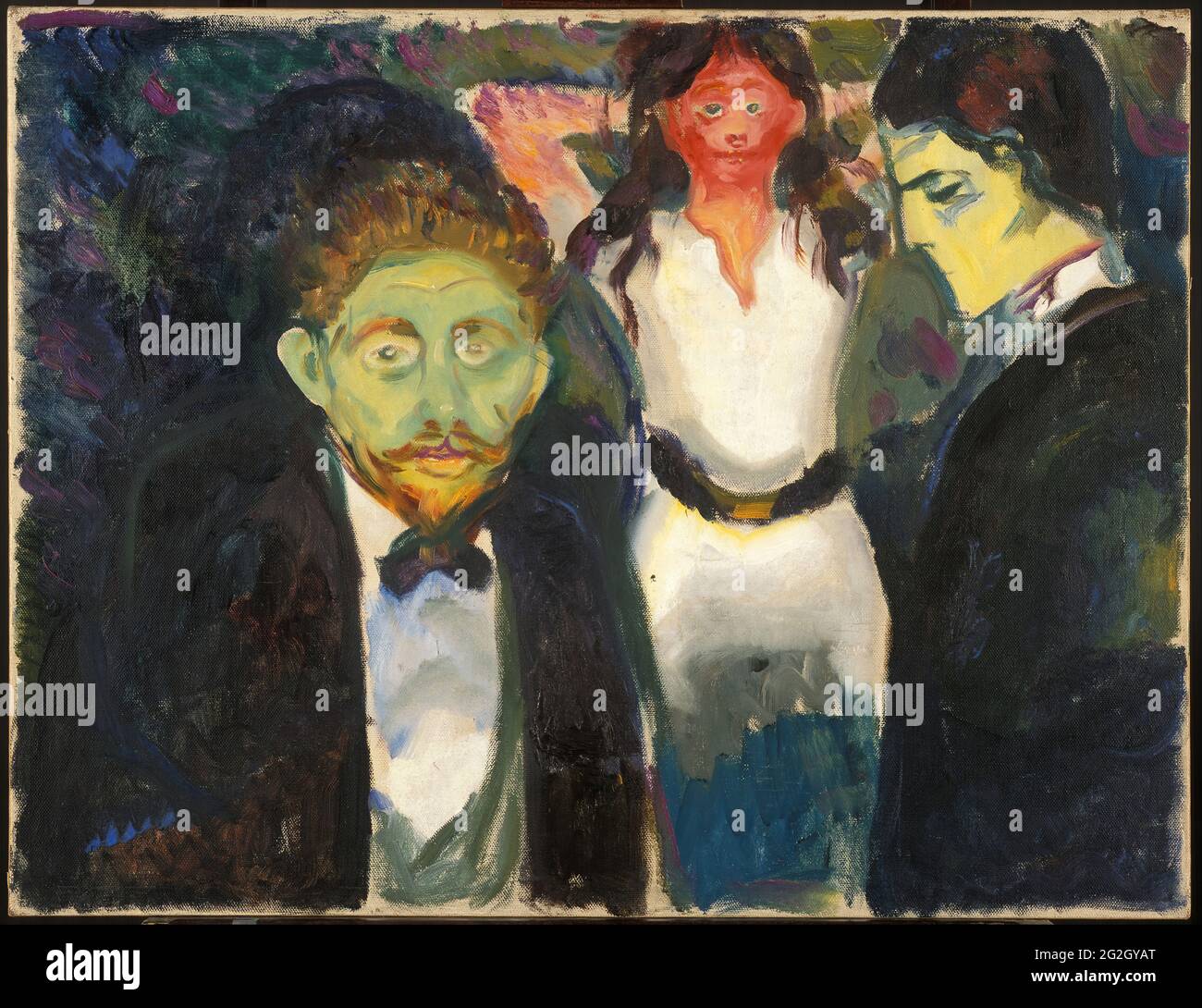 Edvard Munch - Jealousy Stock Photo - Alamy