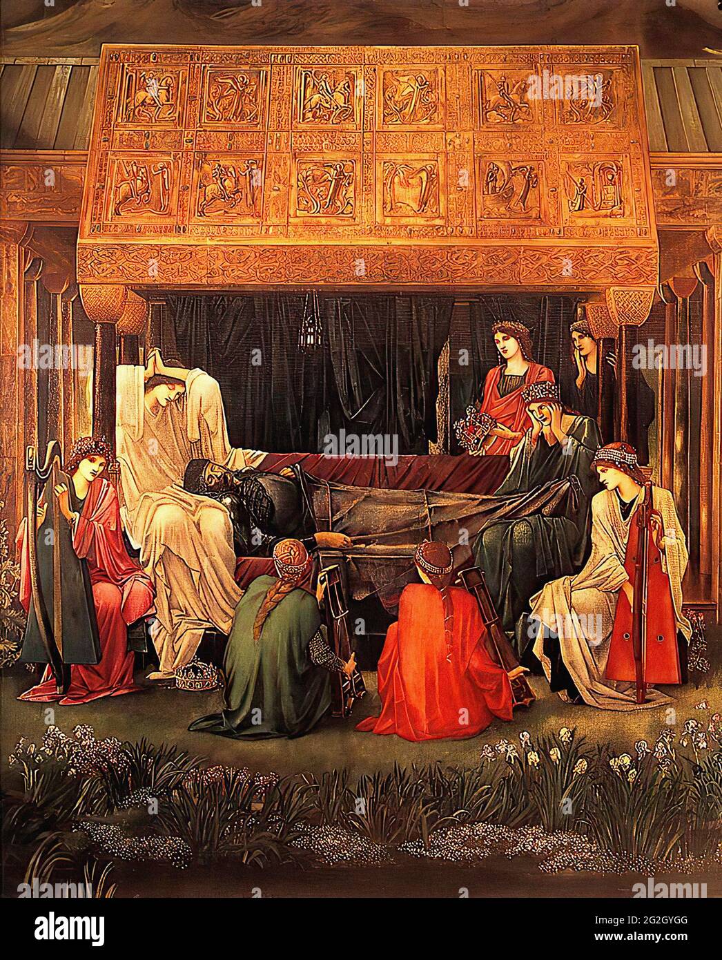 Edward Burne-Jones (1833-1898) - Arthur Avalon Stock Photo - Alamy