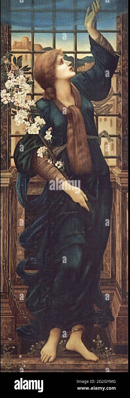Edward Burne-Jones (1833-1898) - Hope Stock Photo - Alamy