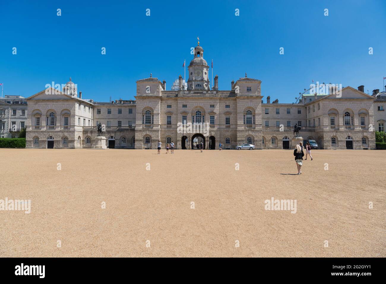 Horse Guards Parade, a British ceremonial parade ground. London ...