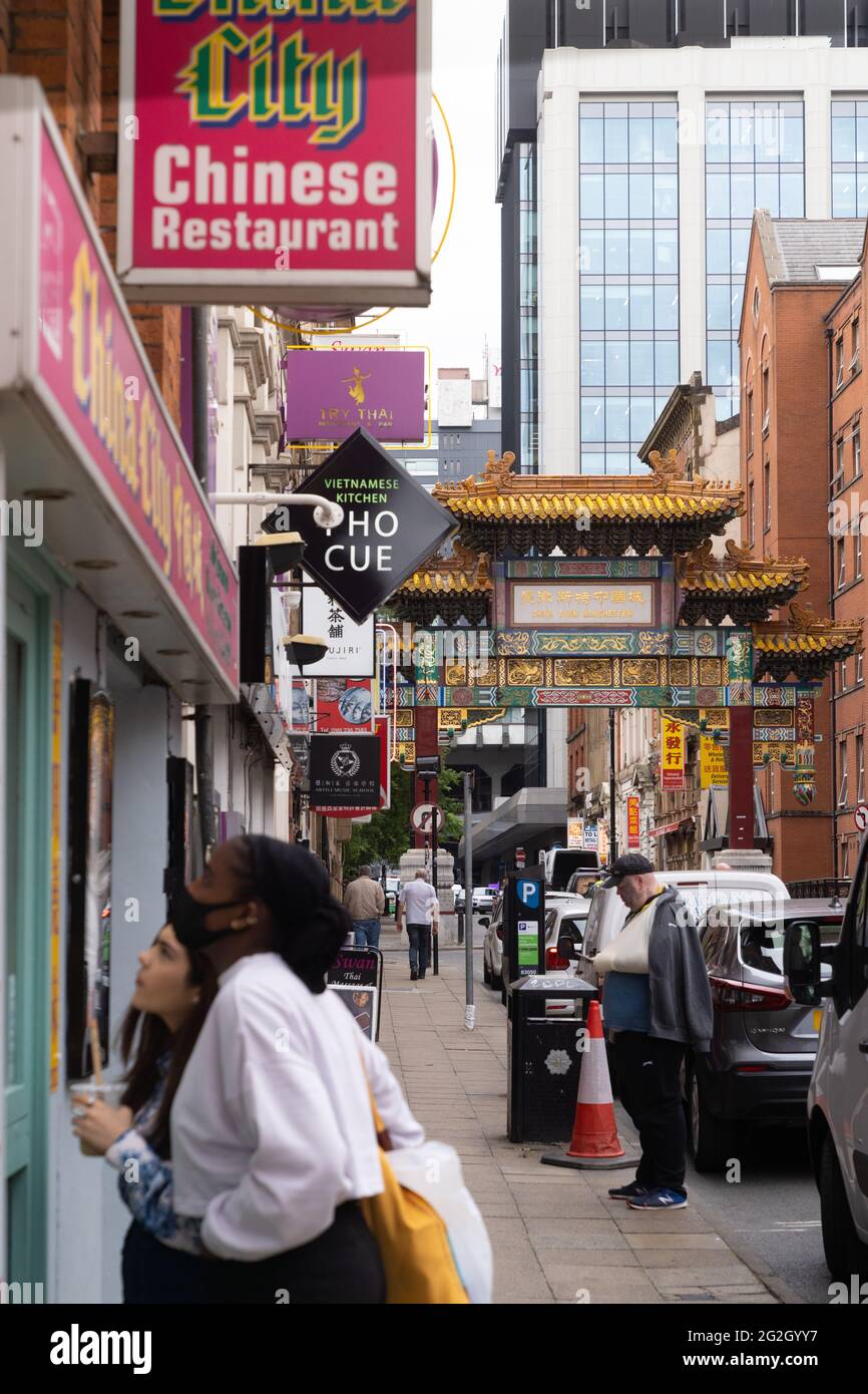 Chinatown, Manchester England Stock Photo - Alamy