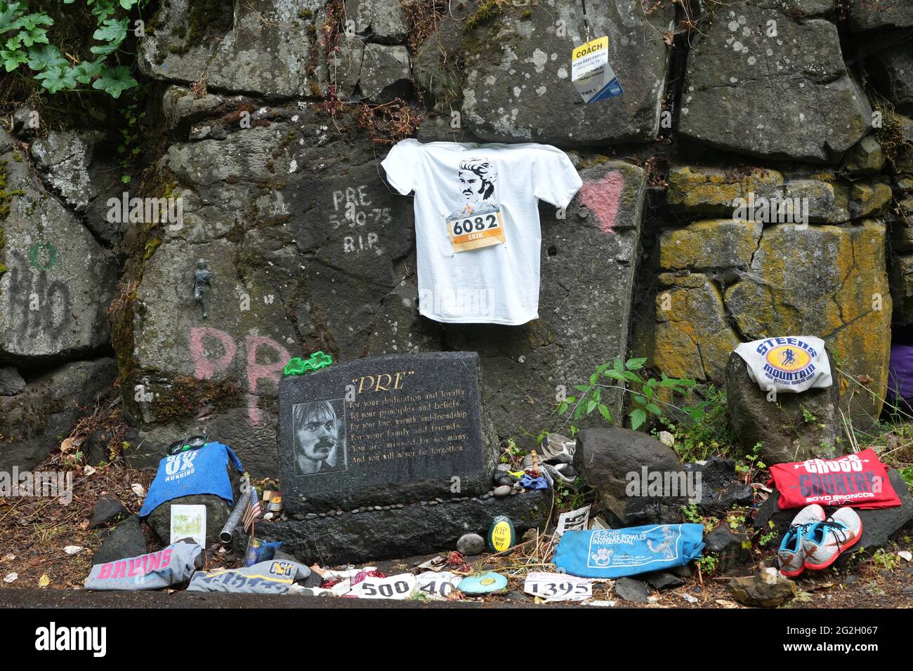 A general view of Pre's Rock, Friday, June 11, 2021, in Eugene, Ore ...