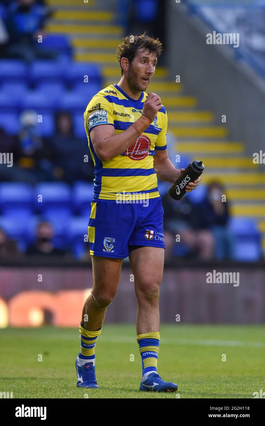 Stefan Ratchford (1) of Warrington Wolves during the game Stock Photo ...