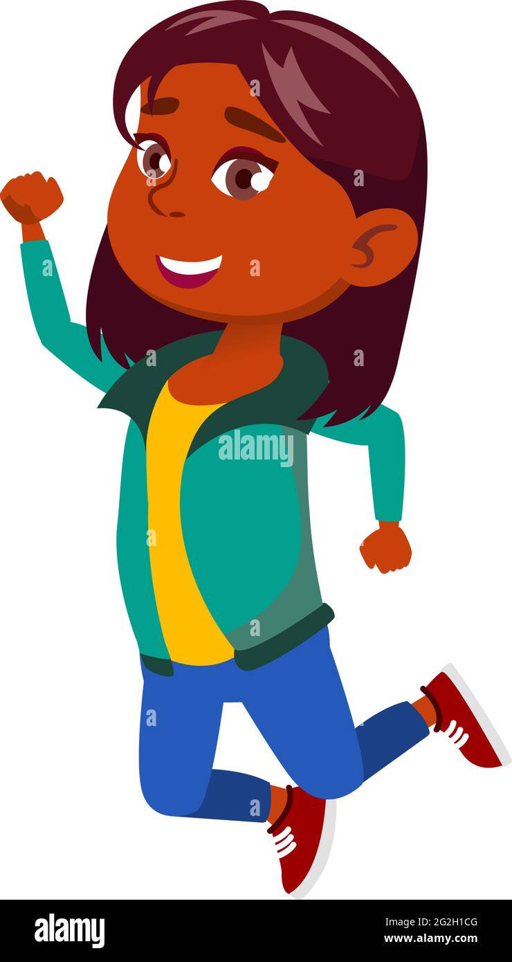 Indian school girl student victory Stock Vector Images - Alamy