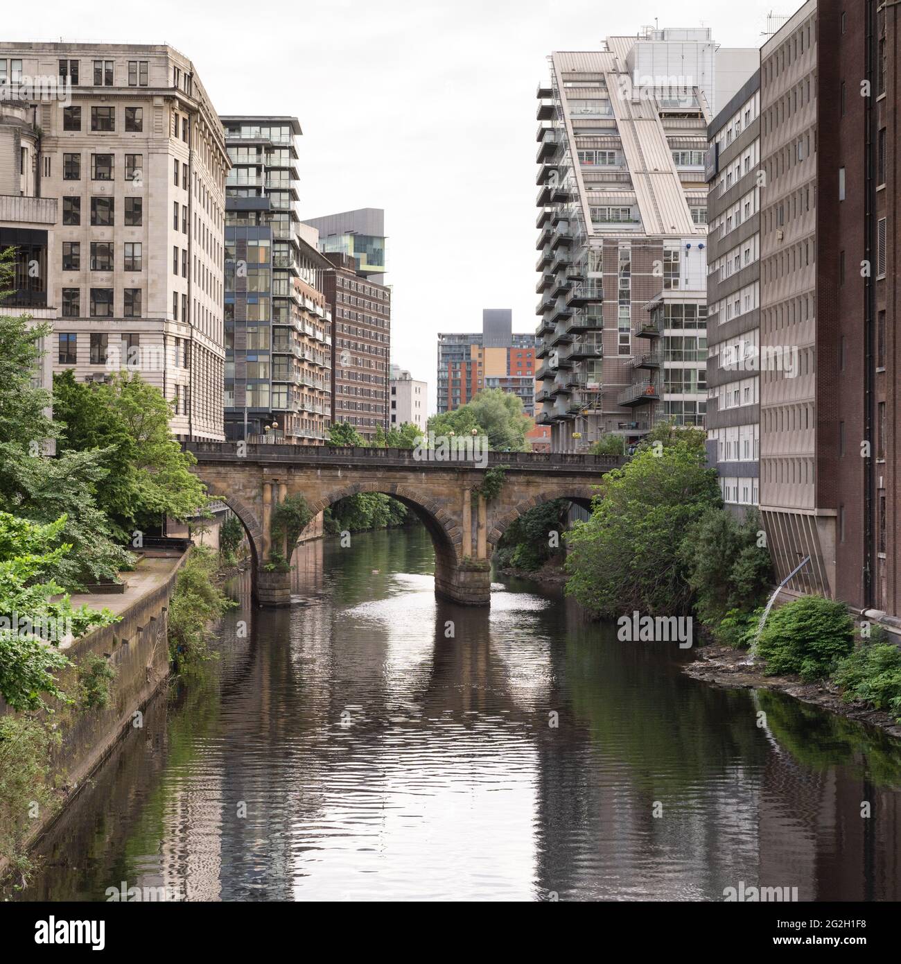 River Irwell, Manchester, England Stock Photo - Alamy