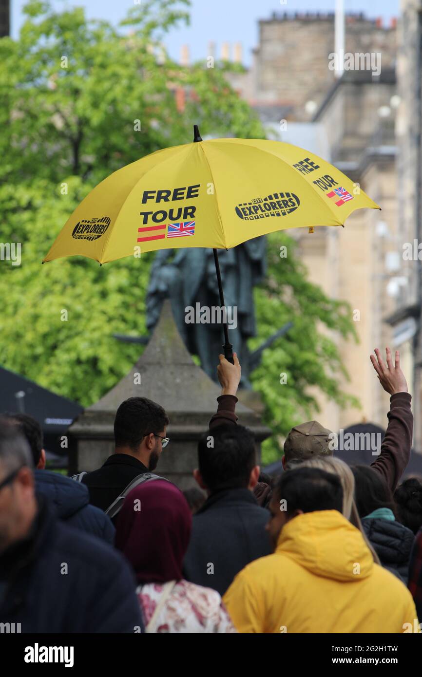 Umbrella Tour Guide High Resolution Stock Photography and Images - Alamy