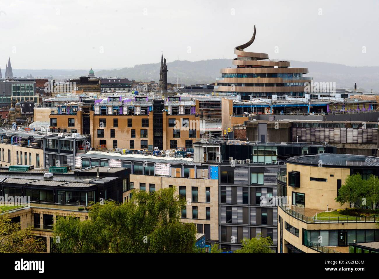 St James Quarter Development, Edinburgh. The Cranes have been removed ...