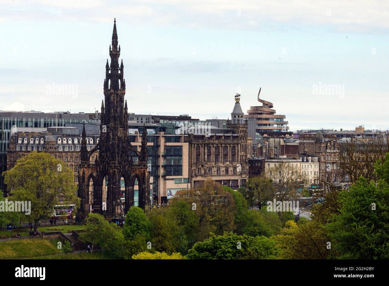 St James Quarter Development, Edinburgh. The Cranes have been removed ...